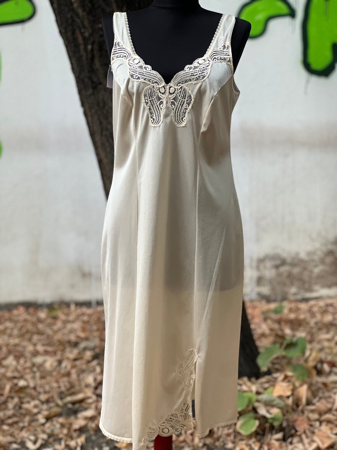 Vintage Nightwear Dress 80s Style - Etsy