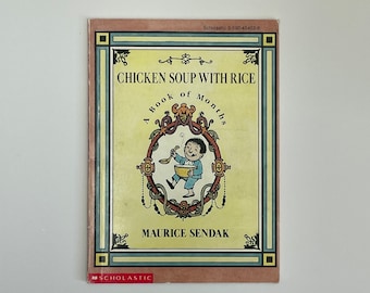 Vintage Maurice Sendak Picture Book Chicken Soup With Rice 1962 Old ...