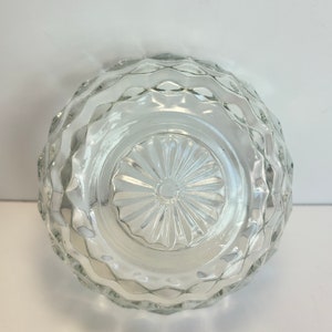 Vintage Homco Clear Glass Fairy Lamp Whitehall Cube 2 Piece Candle ...