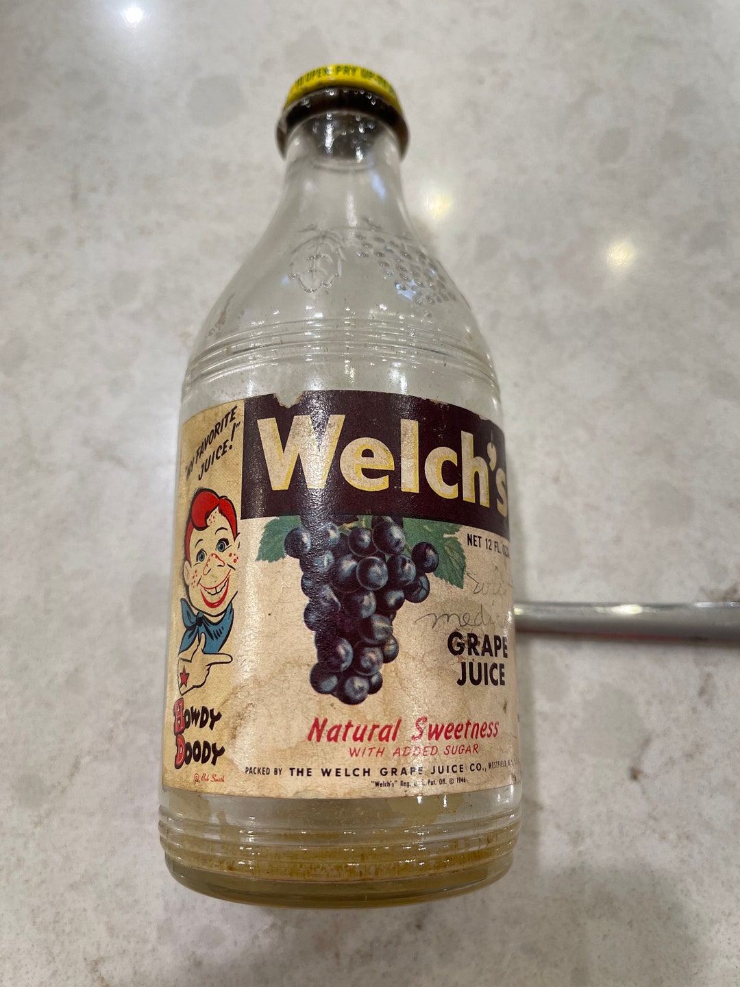 Welch's, Grape Juice, Advertisement, Bottle. - Etsy