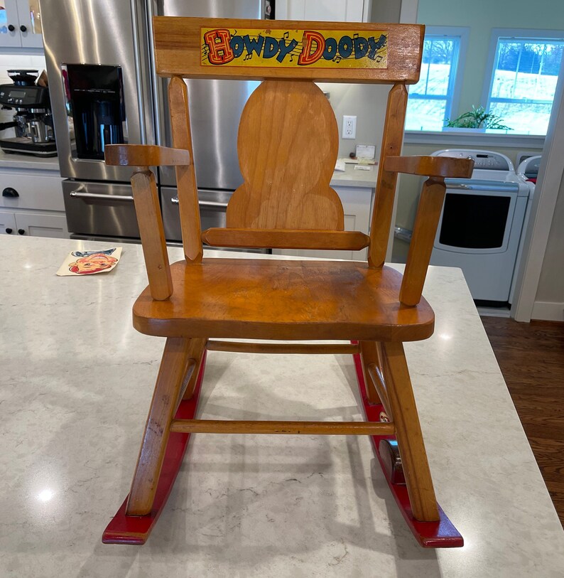 HTF Howdy Doody MUSICAL Rocking Chair Works - Etsy
