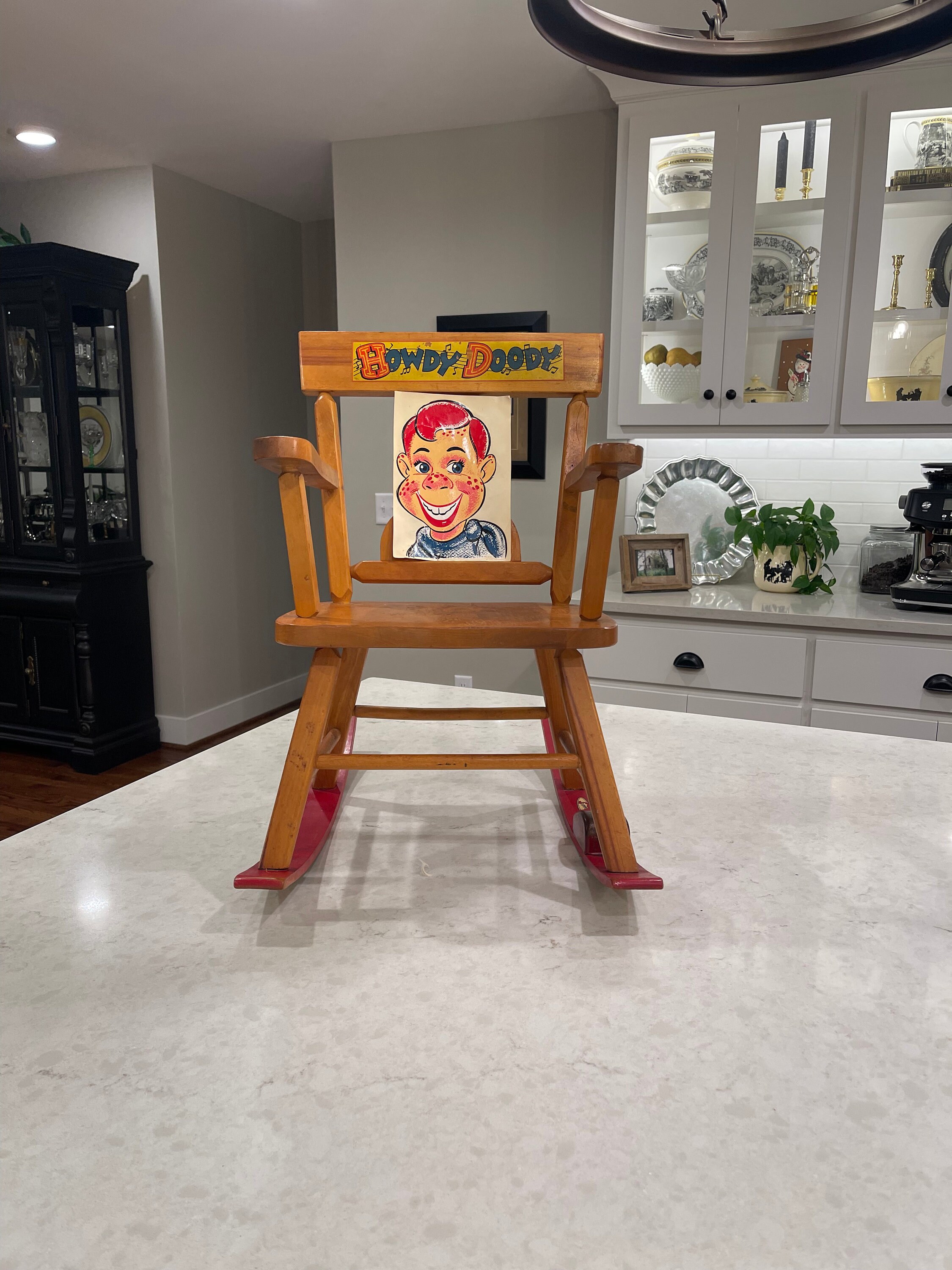 HTF!! Howdy Doody MUSICAL Rocking Chair - Works!!!!! - Etsy