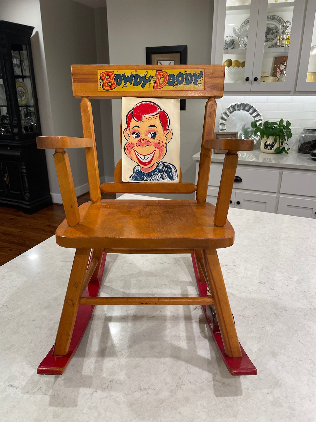 HTF!! Howdy Doody MUSICAL Rocking Chair - Works!!!!! - Etsy