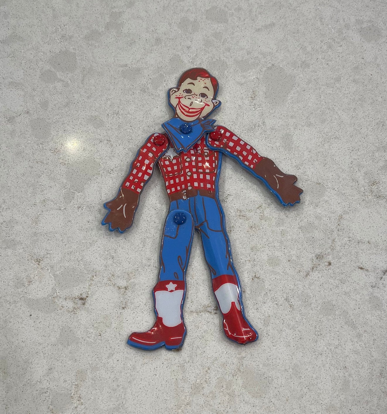 Howdy Doody 6" Vinyl Jointed Puppet. - Etsy