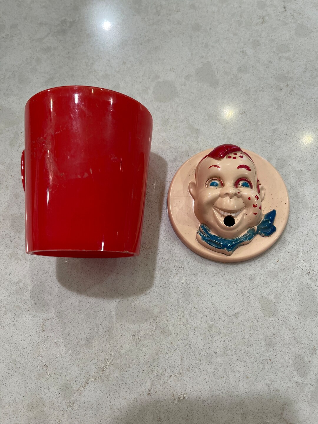 Howdy Plastic Cup With Howdy Face Top. - Etsy