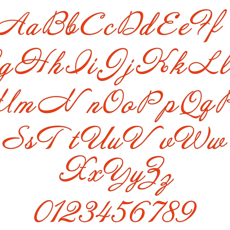 Free Embroidery Fonts - Etsy