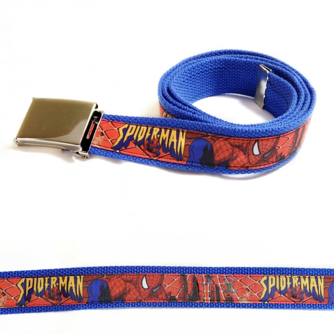 Spider-man Belt. Adjustable Fashion Belt for Ages Toddler to Adult ...