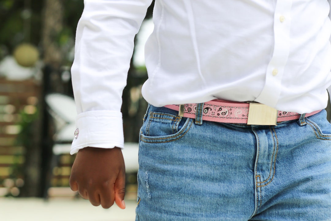 Pink Paisley Belt, Stylish for All Ages, Formal Event Wear, Casual Wear ...