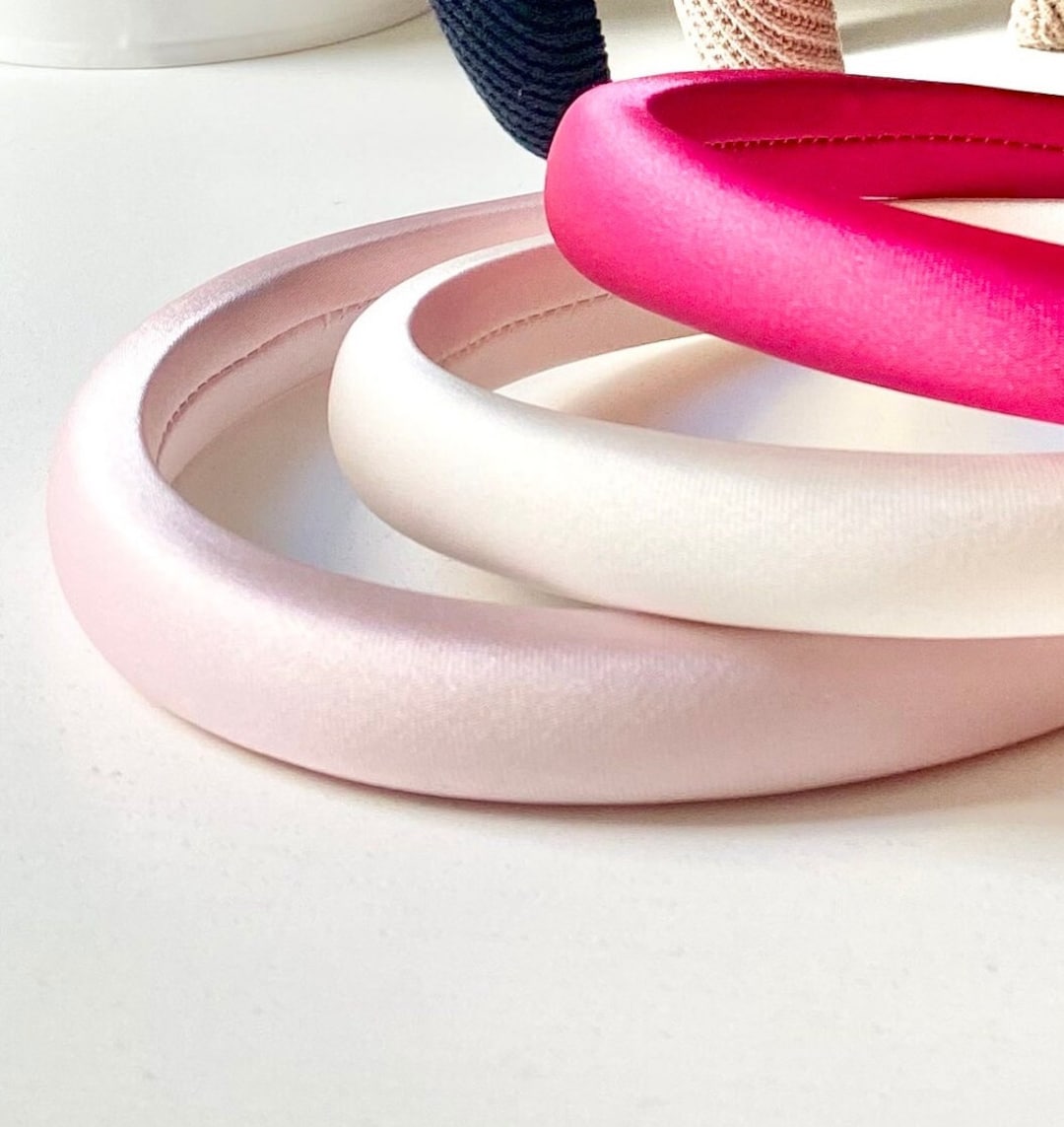 Beautiful Thin Silk Padded Headband, One Size Fits All, Summer Hairs ...
