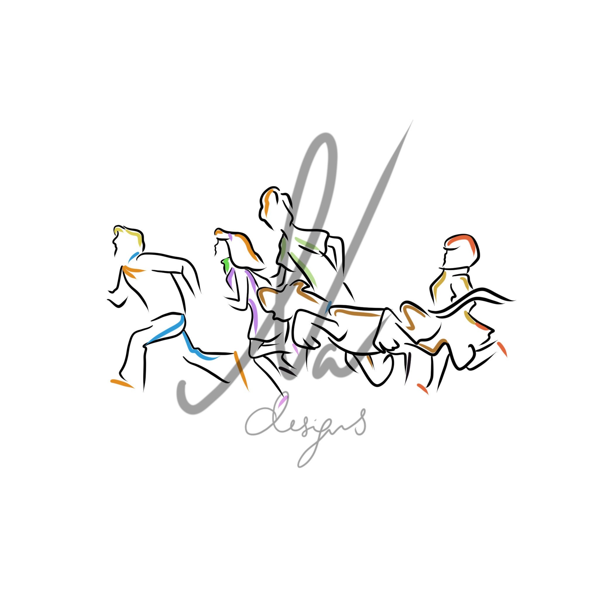 Scooby Doo Line Print - Etsy