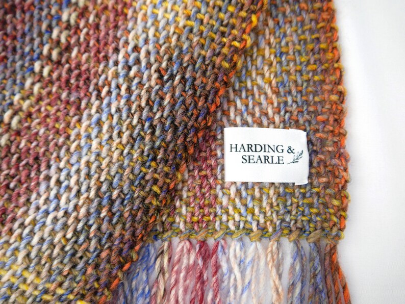 Handwoven Scarf - Rustic Memories - Etsy