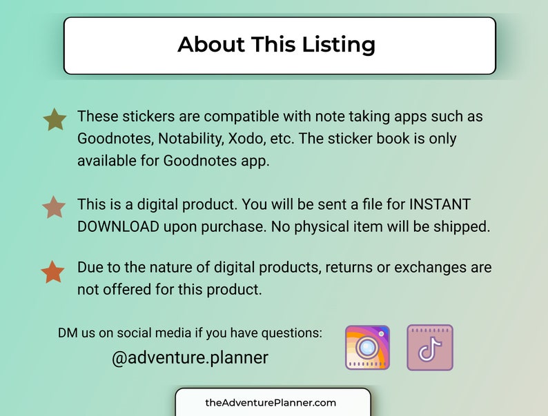 Adventure Digital Stickers Pack, Goodnotes Sticker Book, Planner ... Adventure Digital Stickers Pack, Goodnotes Sticker Book, Planner ...