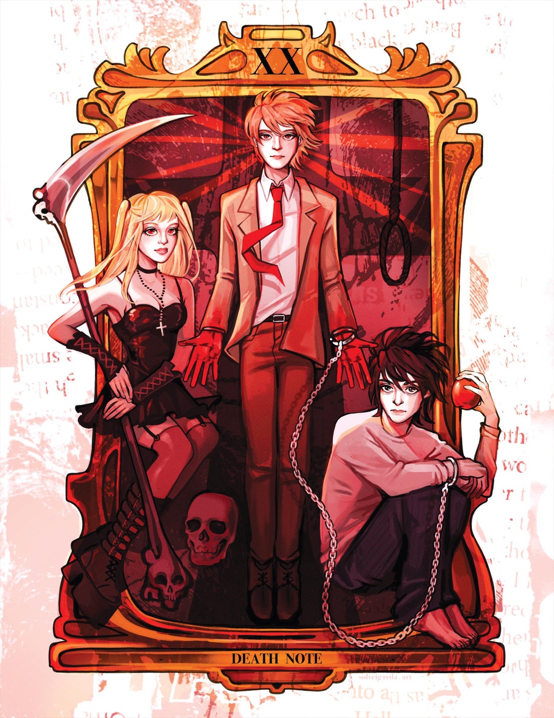 JUDGEMENT Death Note Print - Etsy