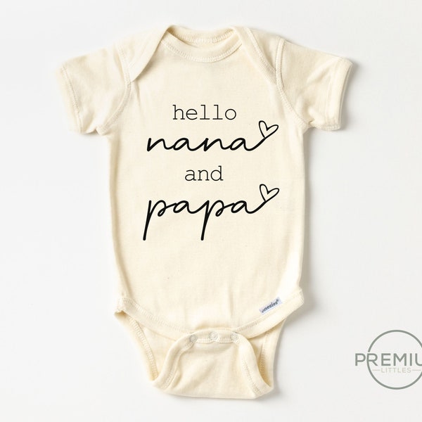 Hello Nana and Papa - Etsy