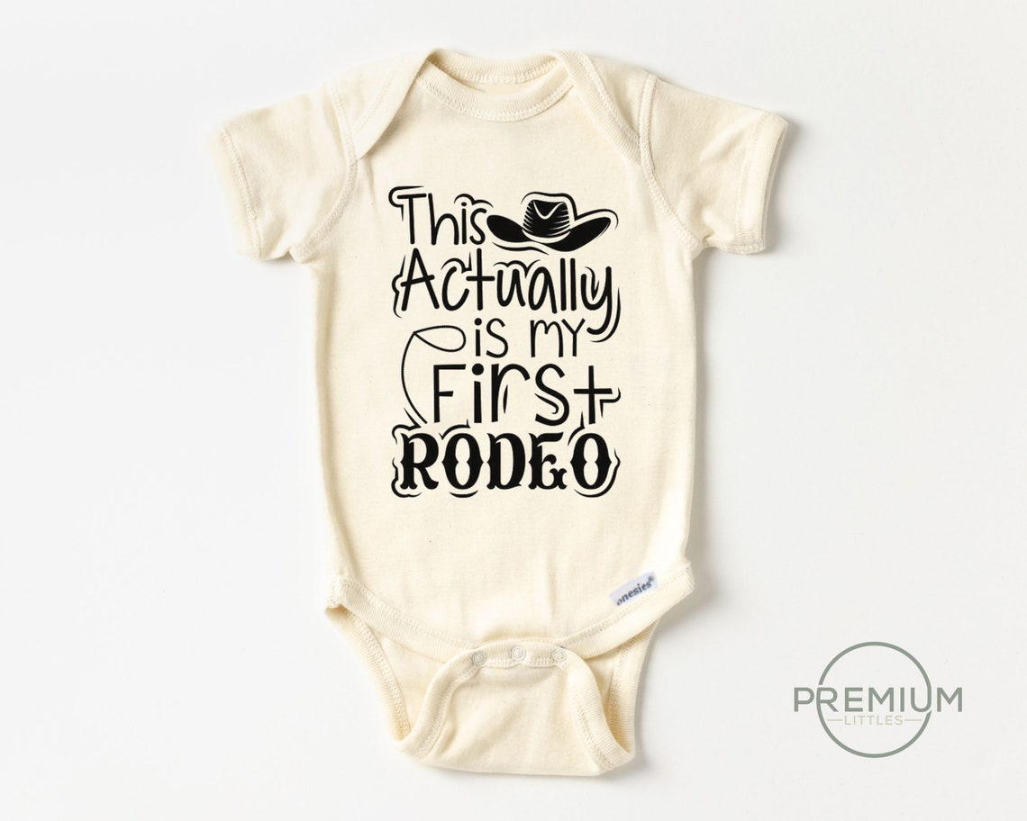 This is My First Rodeo Onesie® Horse Rodeo Baby Bodysuit - Etsy