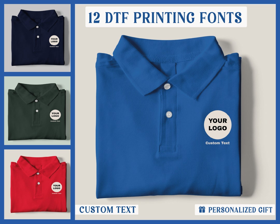 Personalized Your Logo Polo Shirt Custom Text With Logo Polo - Etsy