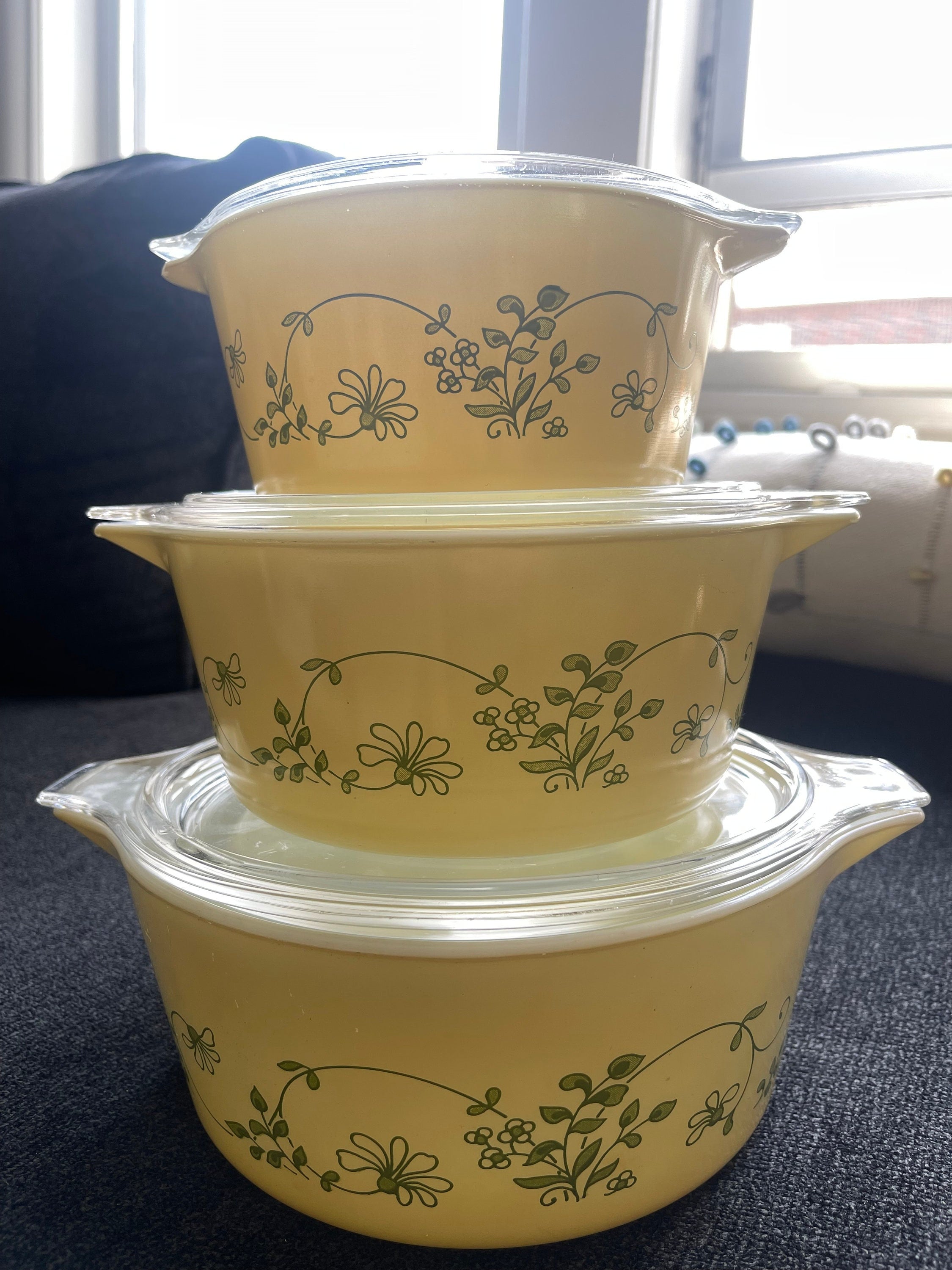 Vintage Pyrex Six-piece Set - Etsy
