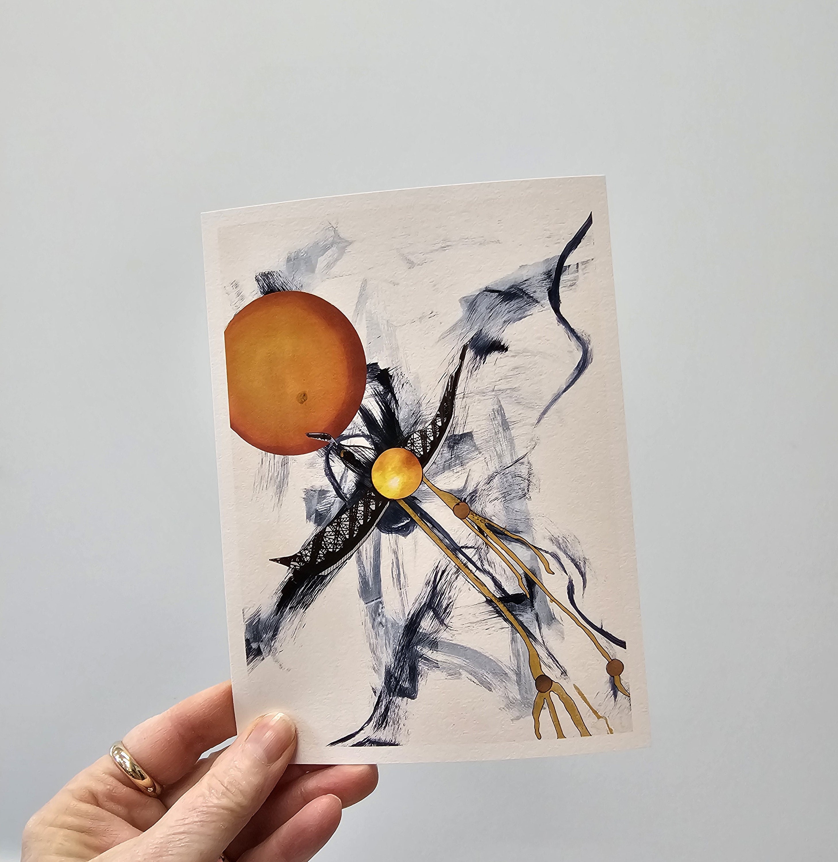 Flying Icarus Greek Sun Mythology Melting Wings, Abstract Wall Art ...