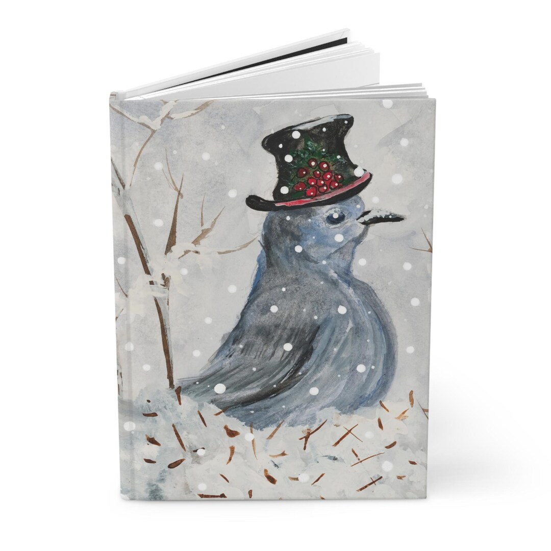 Bill the Bluebird, a Blizzard Buddy Lined Journal, Hardcover Matte ...