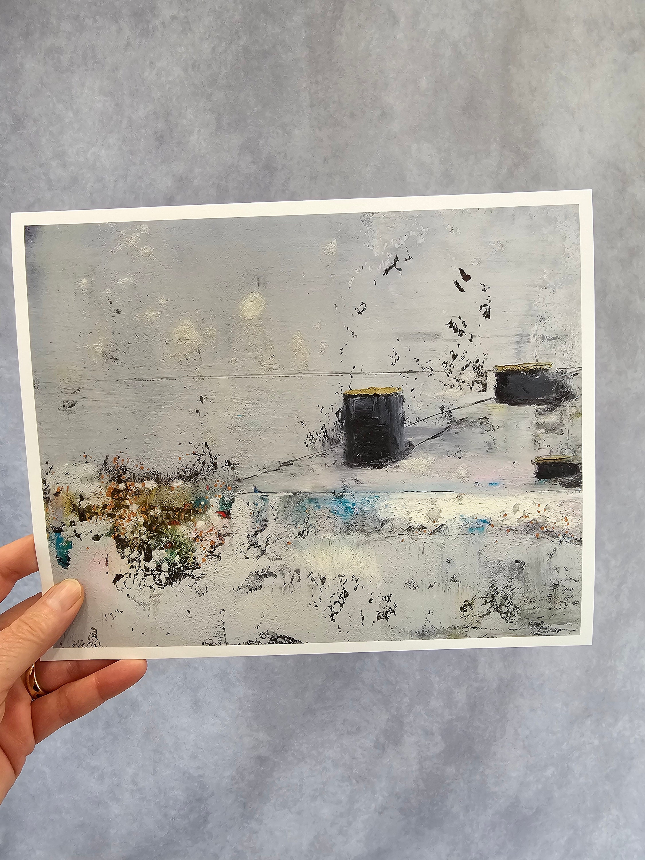 Water Wall Art, Pier Art, Boat Cleat Art, Abstract Water Wall Art ...