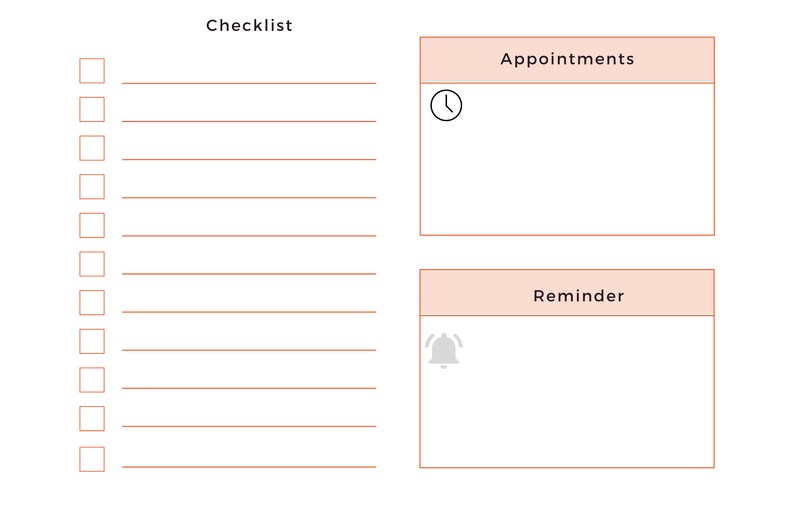 Weekly Planner, Weekly To-do List, Weekly Checklist, Weekly Reminders ...
