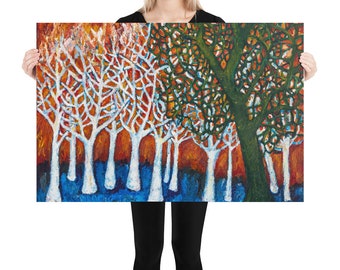 Fire and Ice Robert Frost Painting - Etsy