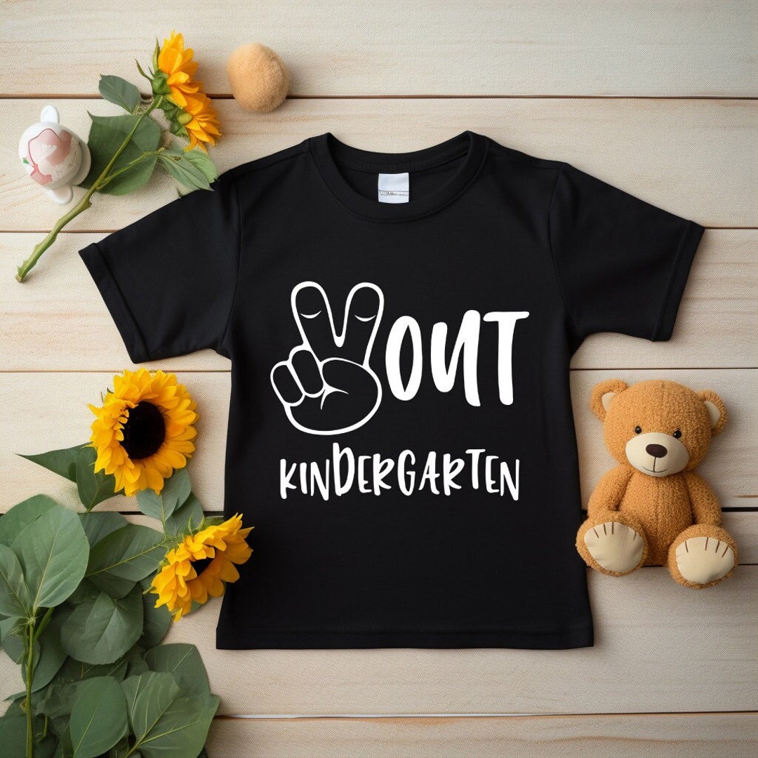 Peace Out Kindergarten Shirt: End of Year Kids School Tee - Etsy