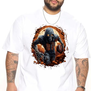 Zombie American Football Player, Zombie American Football Tshirt,trap ...