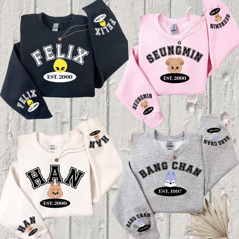 Stray Kids Sweater Merch - Etsy