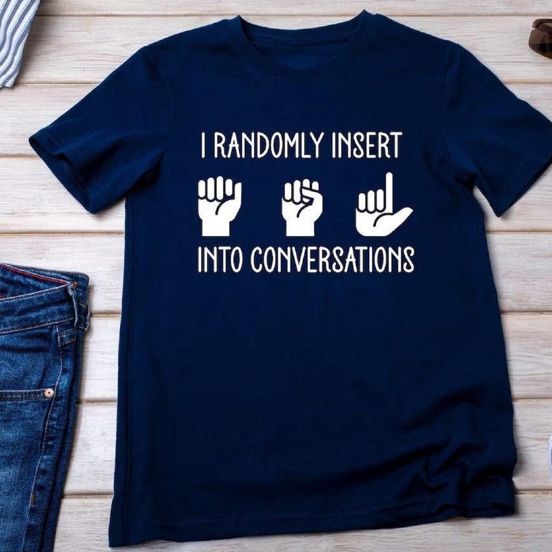 Sign Language Shirt - Etsy