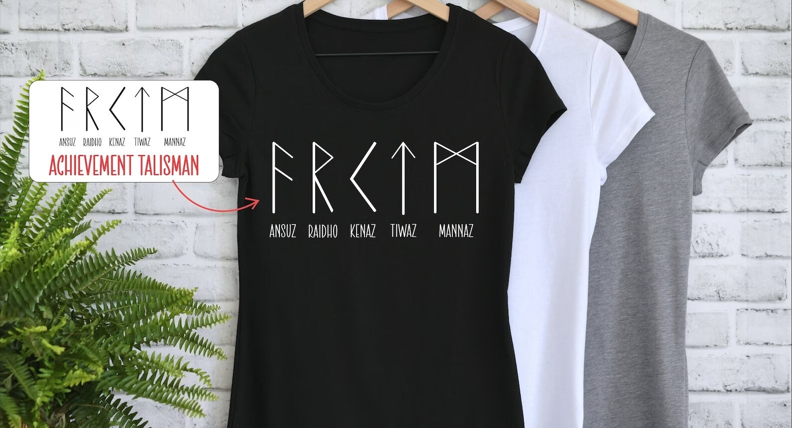 Success Talisman Symbols in Runes letters of an Ancient Germanic ...