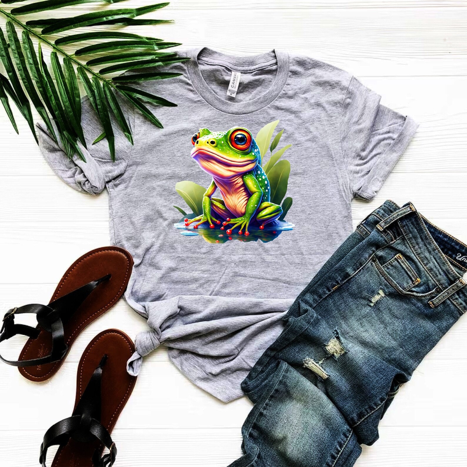 Cute Frog Shirt,nature Lover Gift, Frog Shirt, Cottagecore Shirt ...