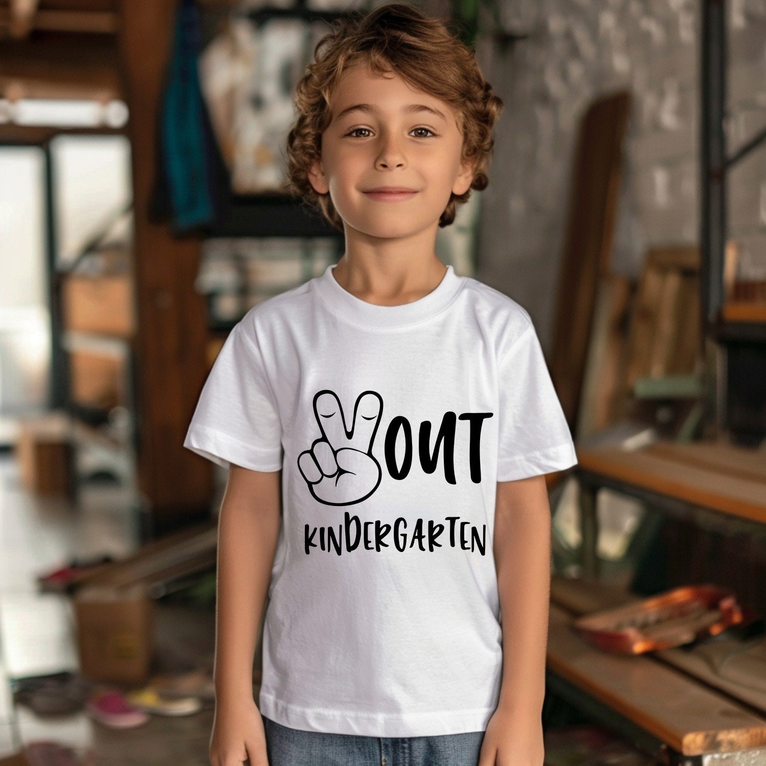 Peace Out Kindergarten Shirt: End of Year Kids School Tee - Etsy