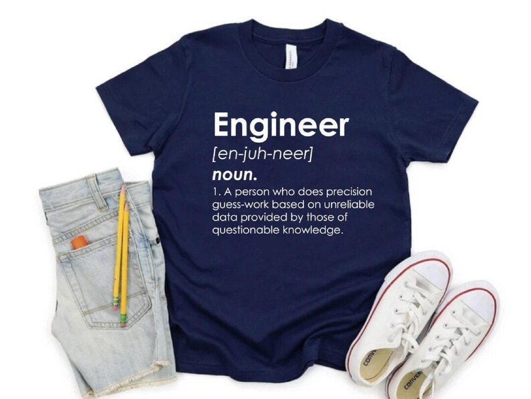 Funny Engineer Definition T-shirt: Precision Guesswork Gift - Etsy