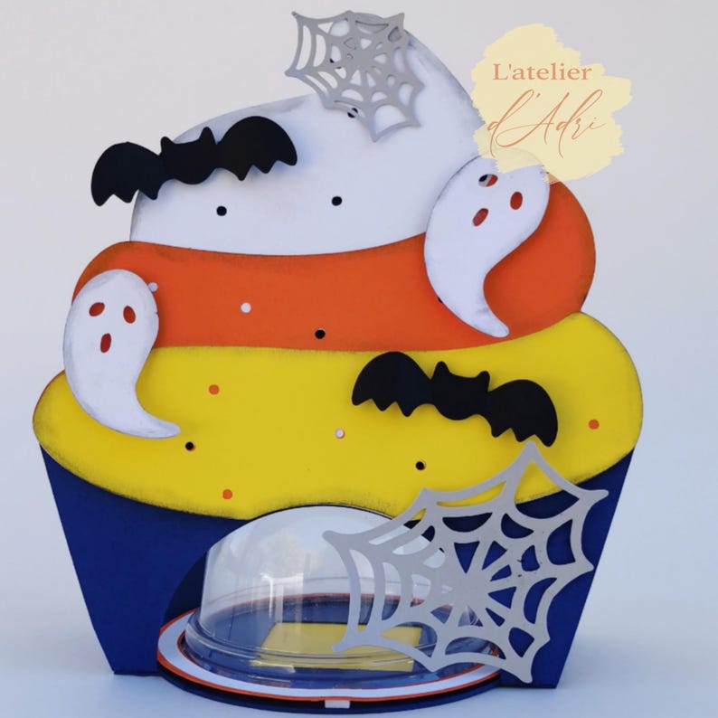 DIGITAL_ Cupcake Candy Holder/ Dome Size 8cm/ Open and Close System - Etsy