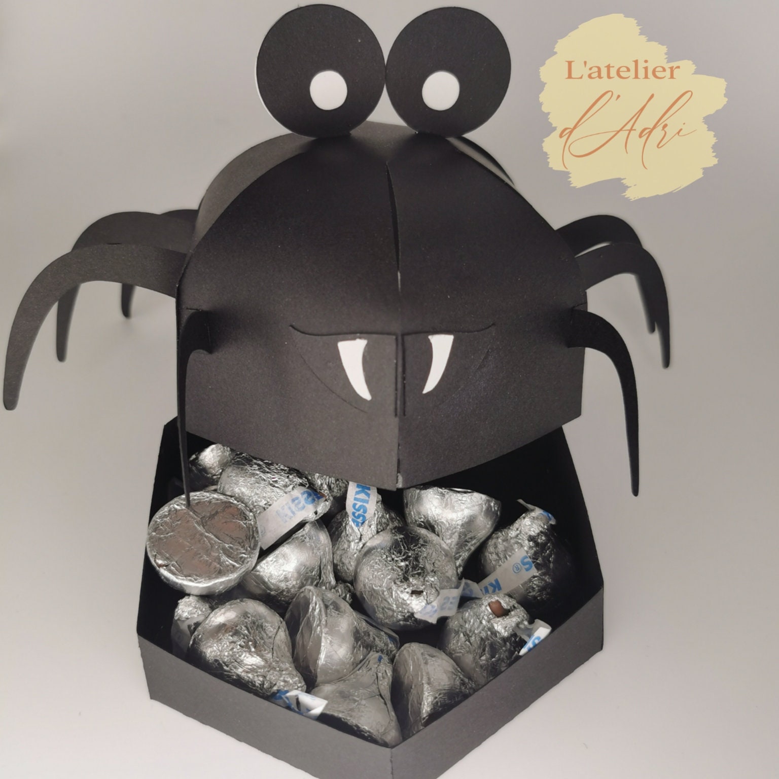 Digital Spider Box Bag SVG Pour HALLOWEEN/ Fête Danniversaire/ Boîte ...