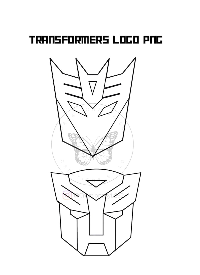 Transformer Logo: PNG SVG Digital Download - Etsy