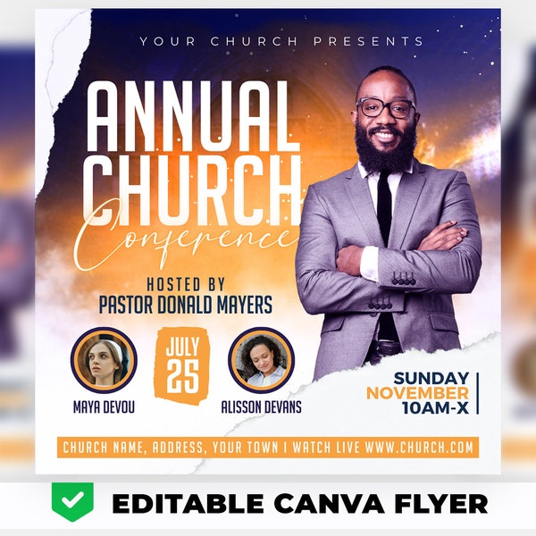 Church Anniversary Save the Date - Etsy