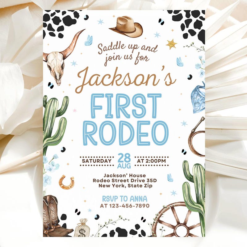 Rodeo 1st Birthday Rodeo - Etsy