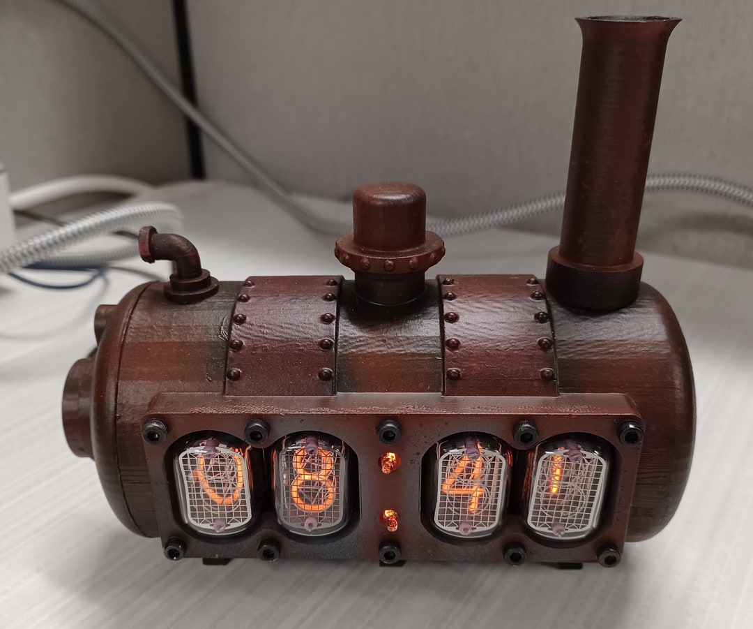 Steampunk Nixie Desktop Clock - Etsy