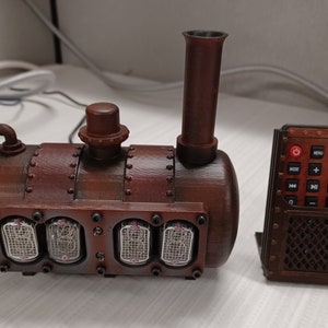 Steampunk Nixie Desktop Clock - Etsy