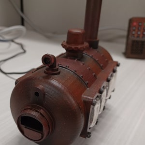 Steampunk Nixie Desktop Clock - Etsy