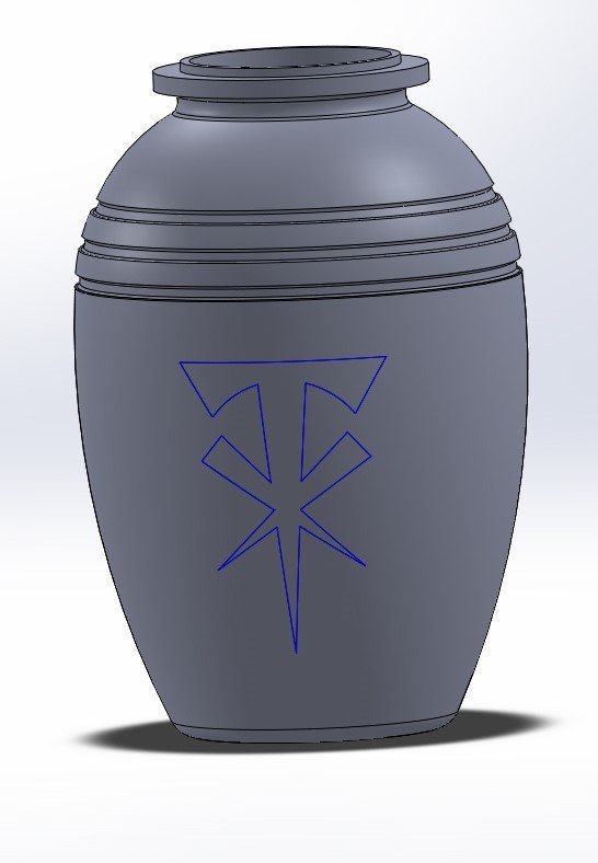 Undertaker Urn STL Files 3D Printing - Etsy