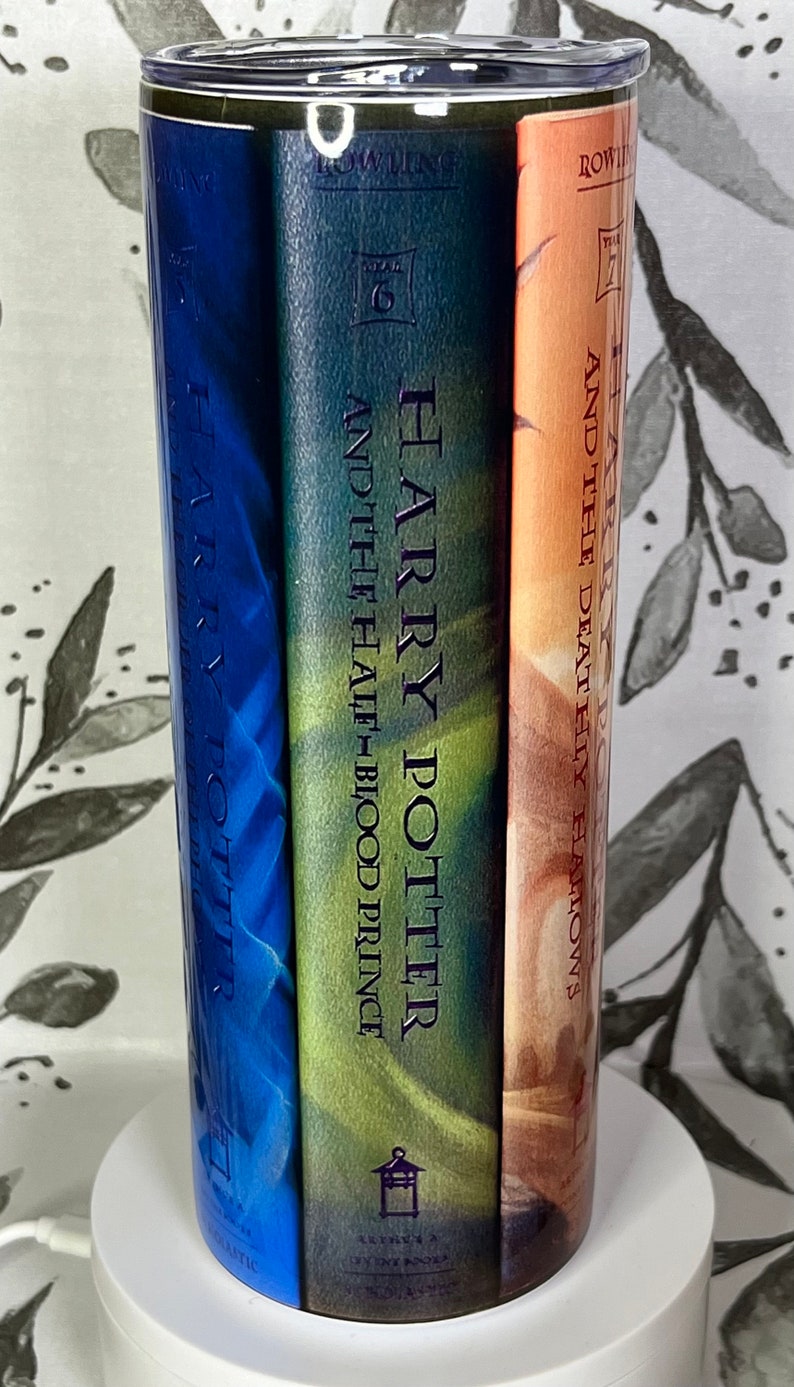 HP Book Covers Tumbler- 2 Tumbler Options - Etsy
