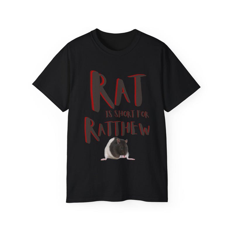 Rat is Short for Ratthew - Viral Meme - Funny Ironic Joke Gag Gift ...