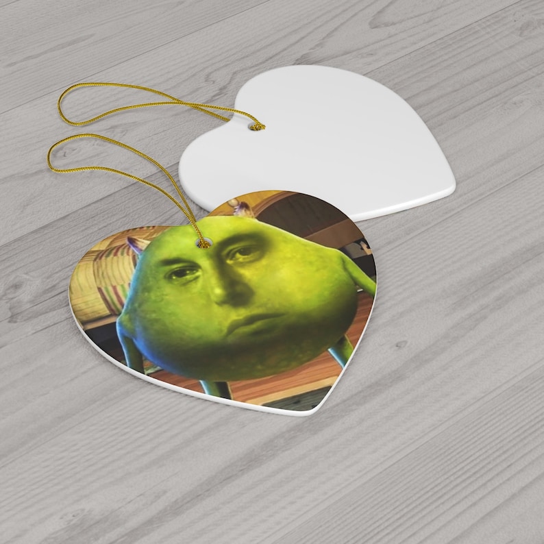 Elon Musk Mike Wazowski Christmas Tree Ornament Funny Holiday ...