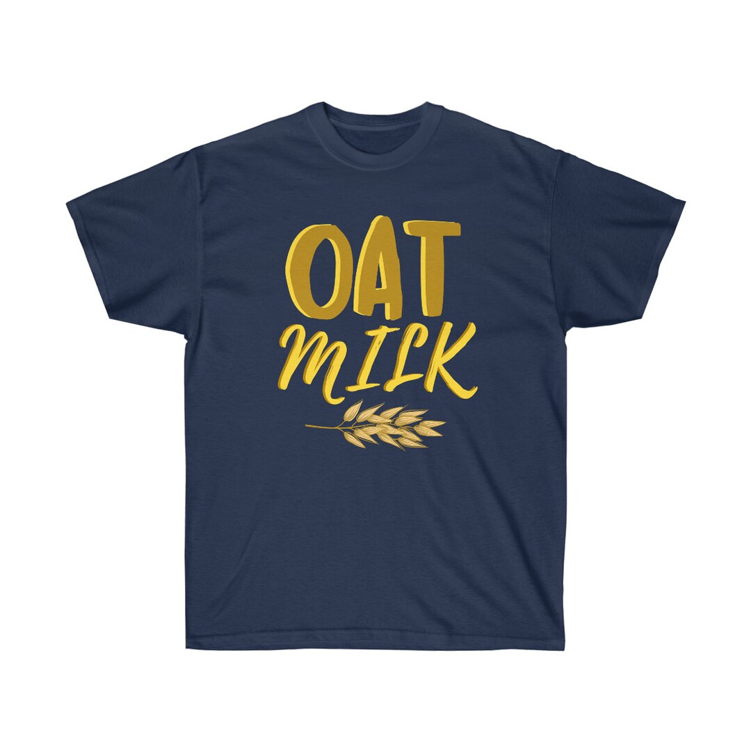 Oat Milk Text Design Plant Based Humor Lactose Intolerance - Etsy