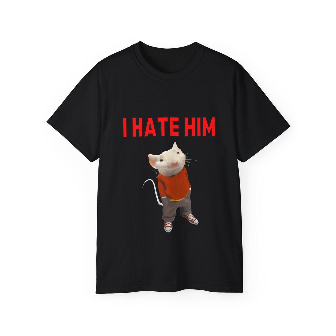 Viral Stuart Little Meme - I Hate Him - Funny Text and Photo - Ironic ...