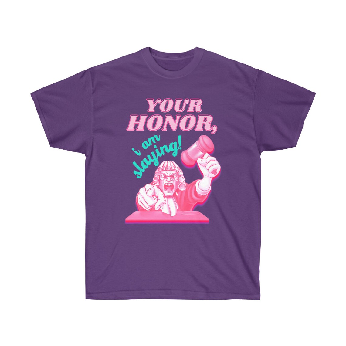 Viral Tiktok Meme Your Honor I Am Slaying Trending Funny - Etsy