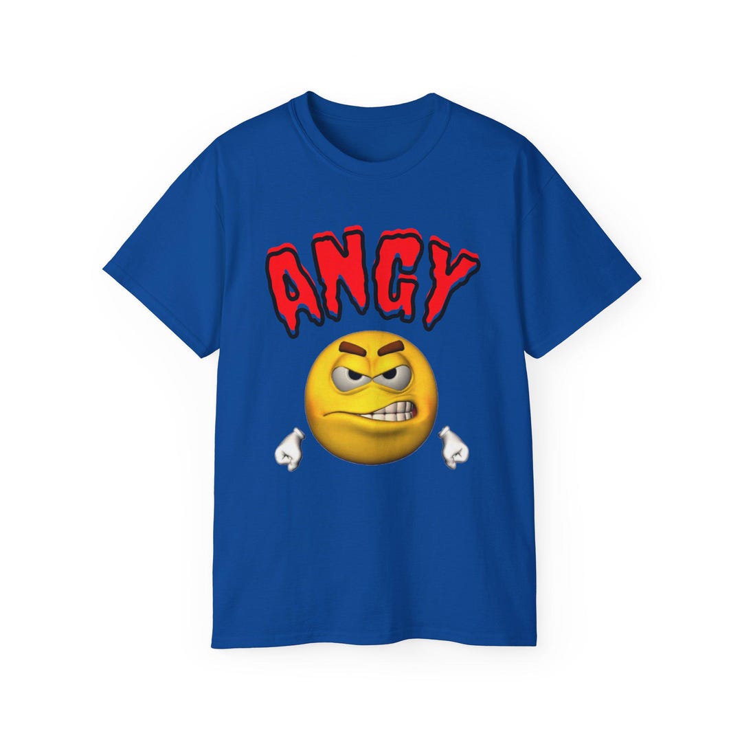 Viral Text Meme - Angy Typo Joke - Cursed Angry Emoji Graphic Design ...